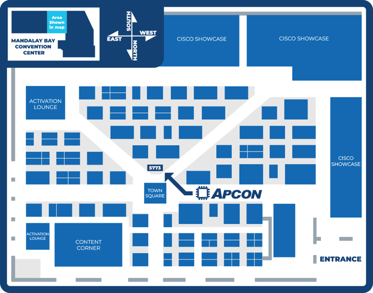 APCON Exhibiting at the Cisco Live 2024 Tradeshow - June 2-6, 2024